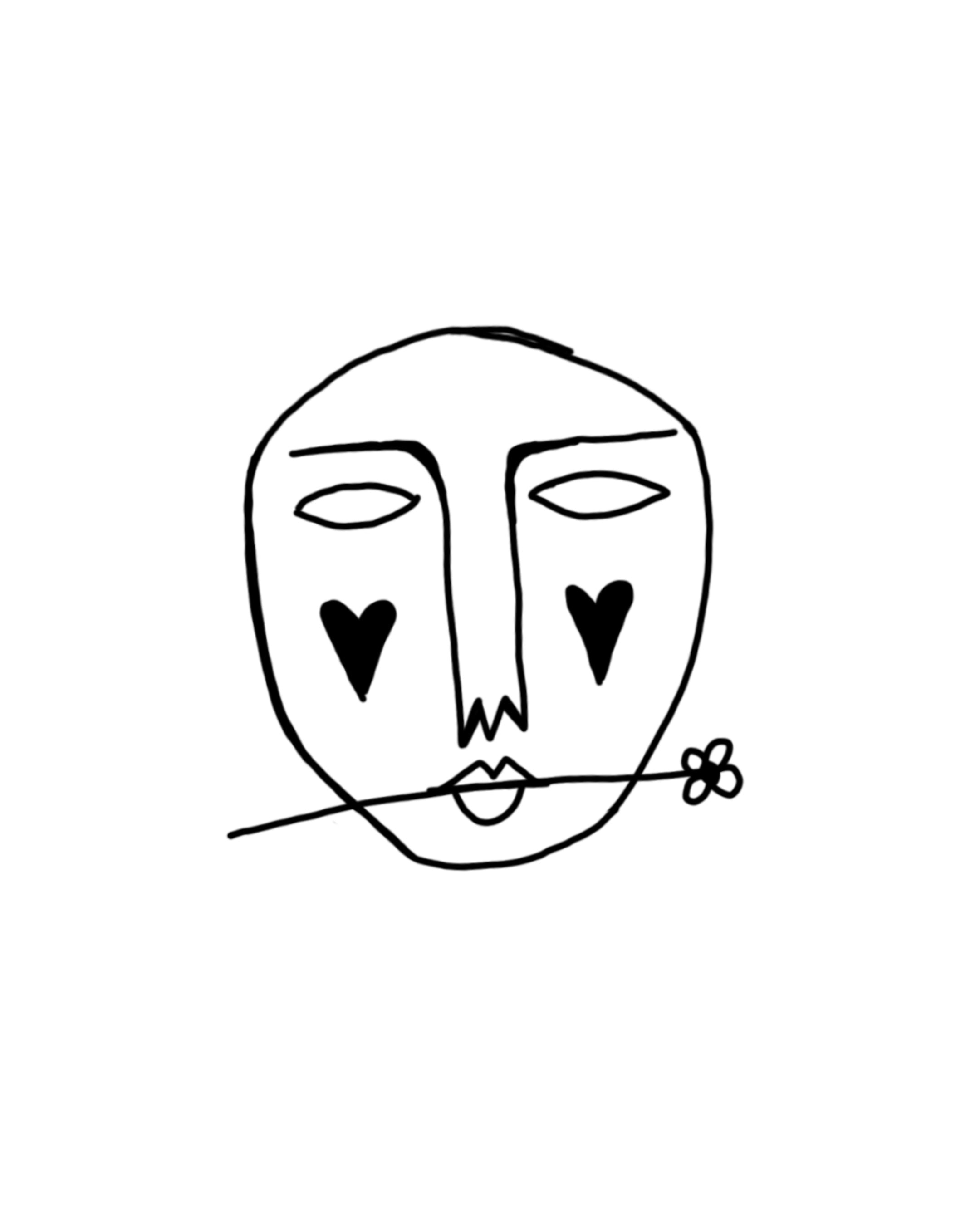 Love heart cheeks – Fatmum